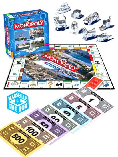 le monopoly de Marseille, c'est in the box